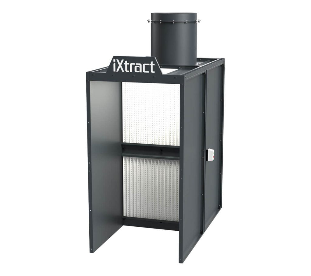 Dry-back Spray Booth with Canopy | iXtract