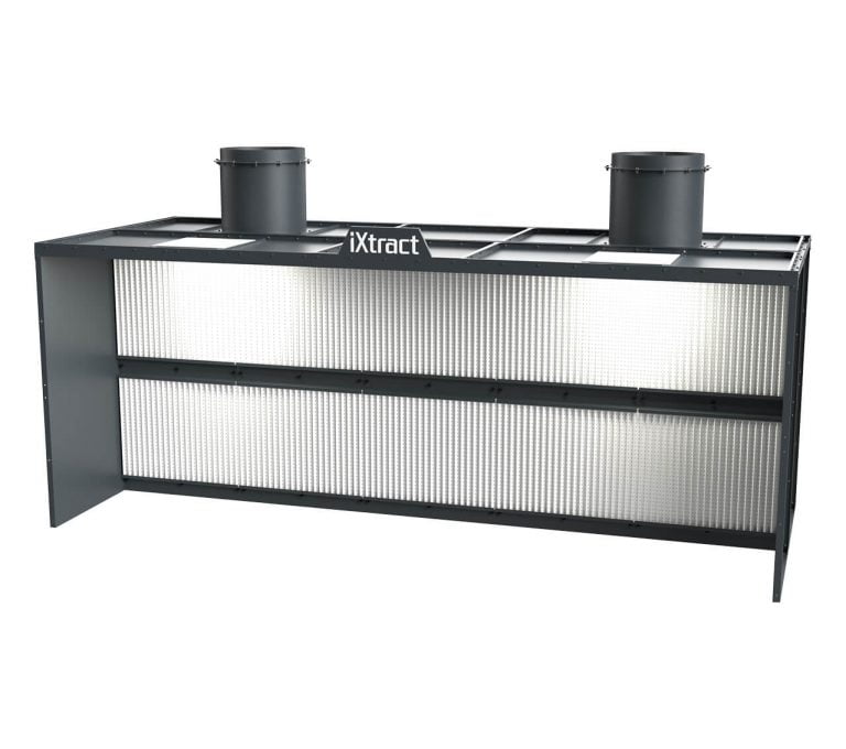 Dry-back Spray Booth with Canopy | iXtract