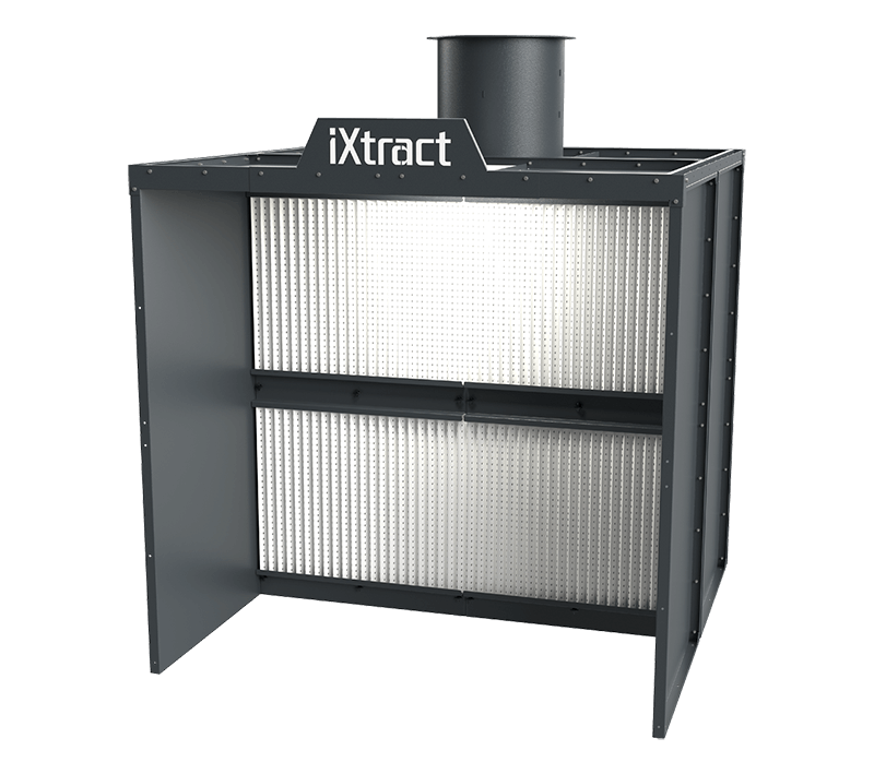 Dry-back Spray Booth with Canopy | iXtract