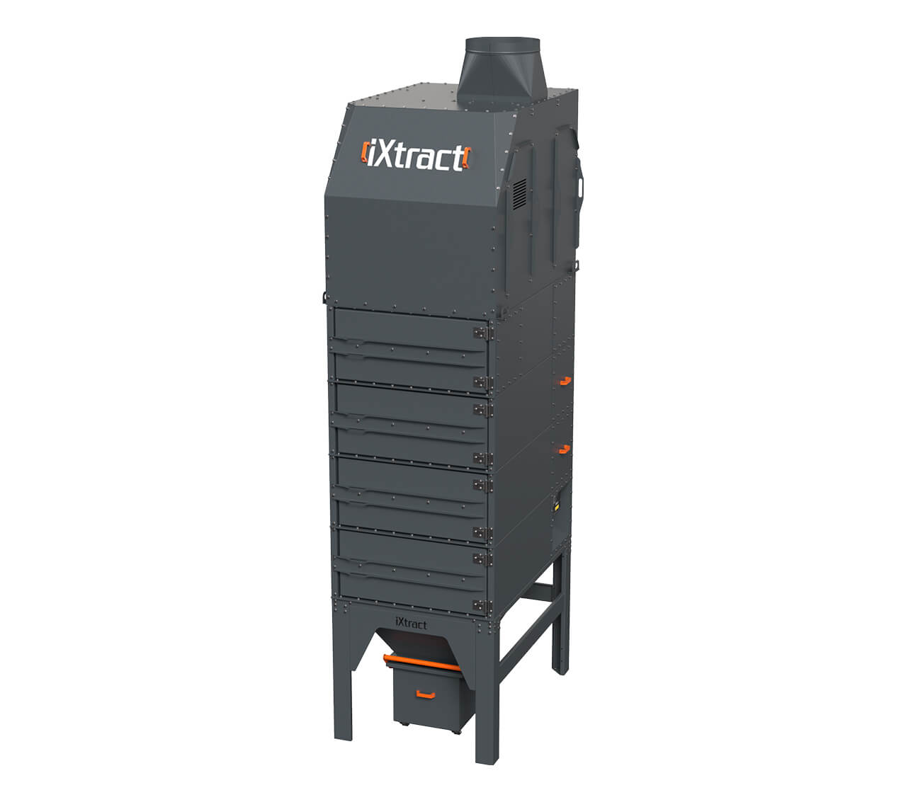 Reverse Pulse Filter – Horizontal - Integrated Top Fan | iXtract