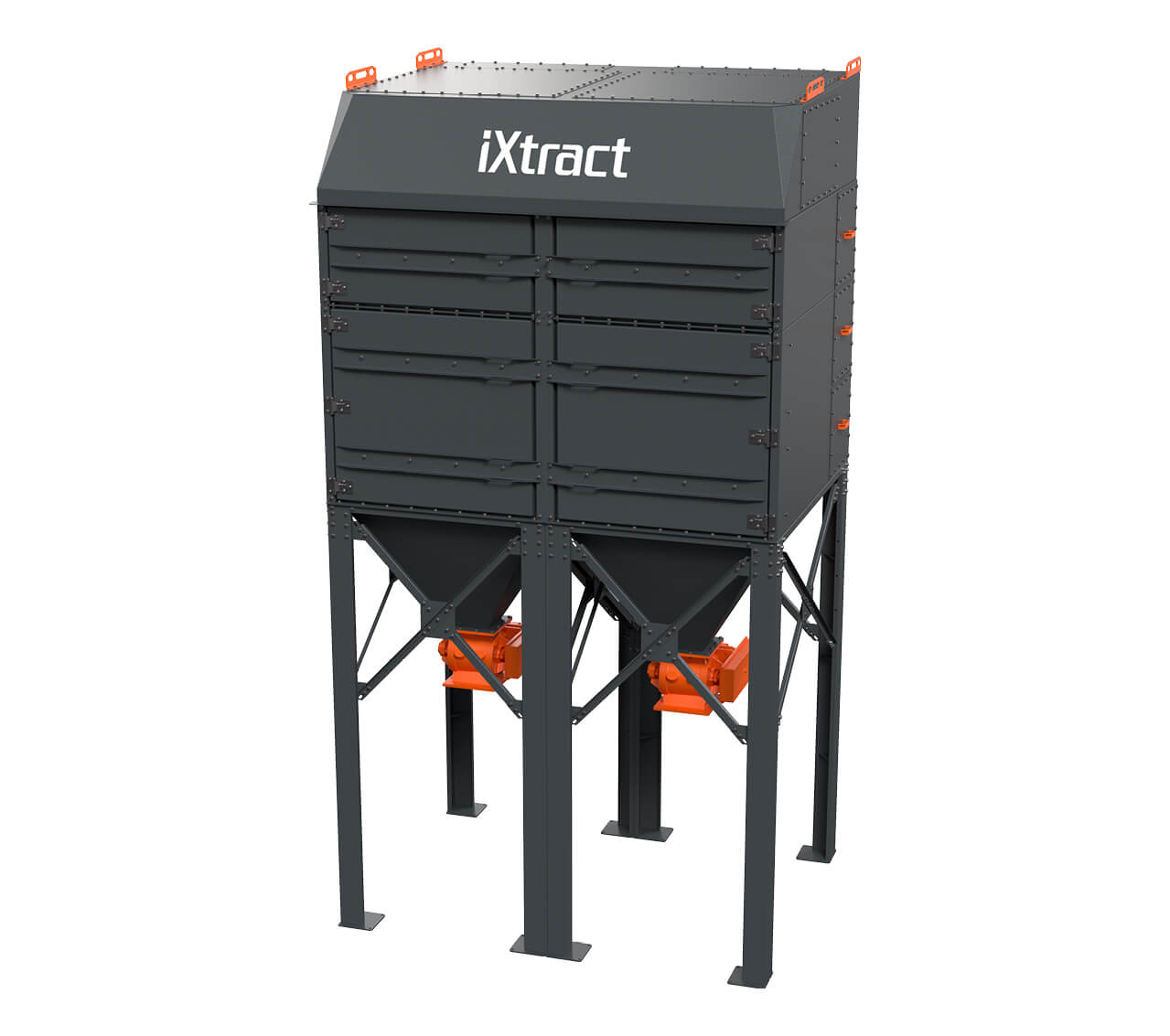 Reverse Pulse Filter - Horizontal - Rotary Valve | iXtract