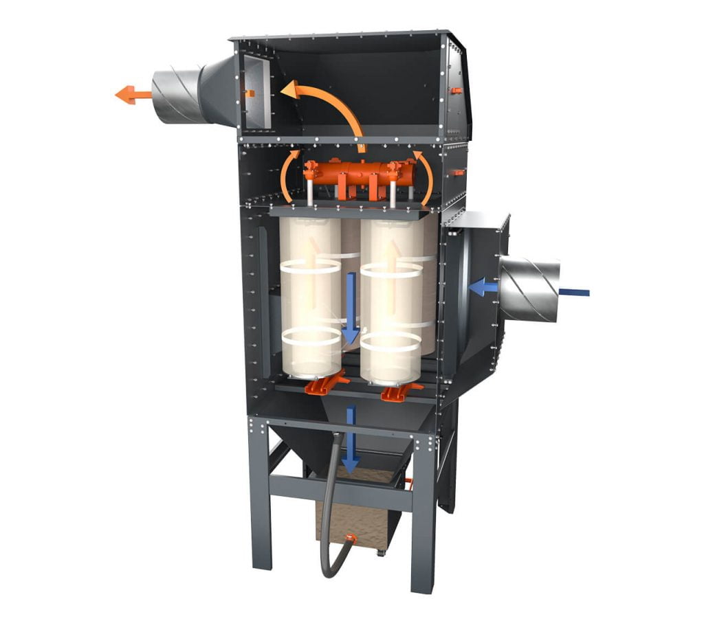 Reverse Pulse Filter – Standard – Vertical | iXtract