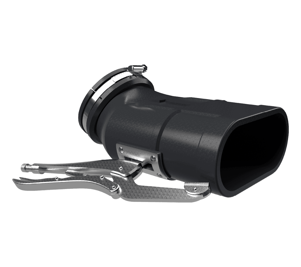 Clamp-On Nozzle - With Damper | iXtract